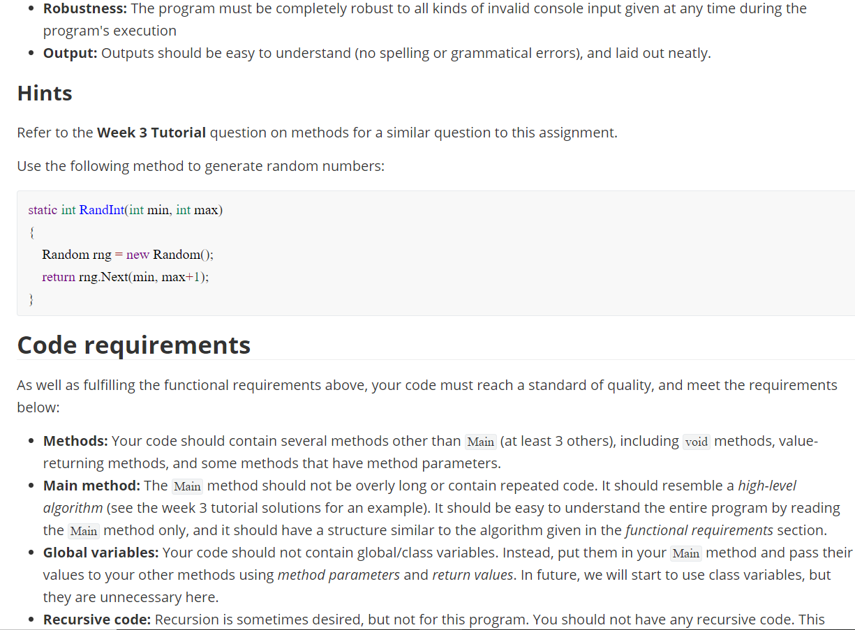 Solved Problem-solving Task 1: Pig (Dice Game) Implement the | Chegg.com