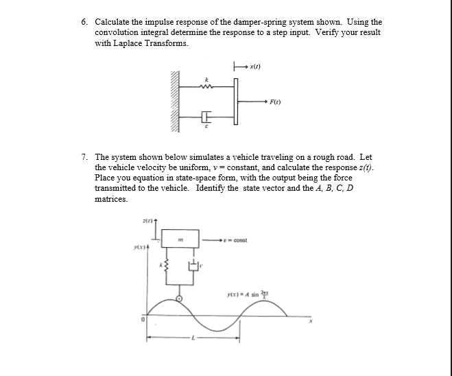 Solved 6. Calculate the impulse response of the | Chegg.com