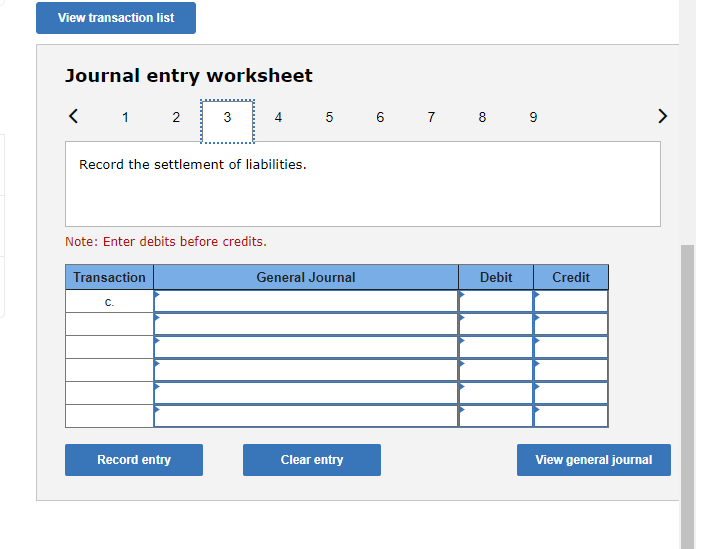 Solved Journal entry worksheet Record | Chegg.com