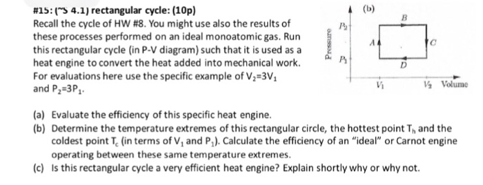 Solved #15: (~54.1) rectangular cycle: (10p) Recall the | Chegg.com