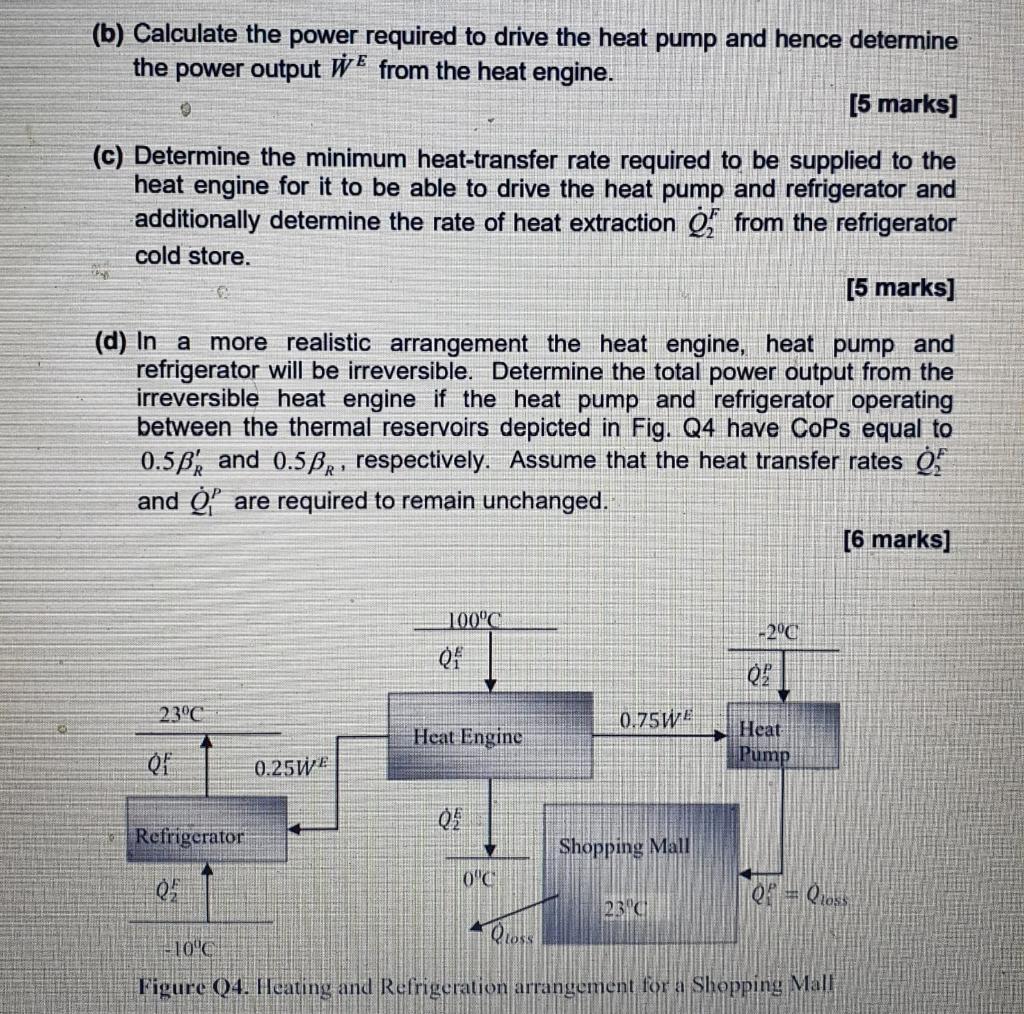 Solved A reversible heat engine is employed to provide power | Chegg.com