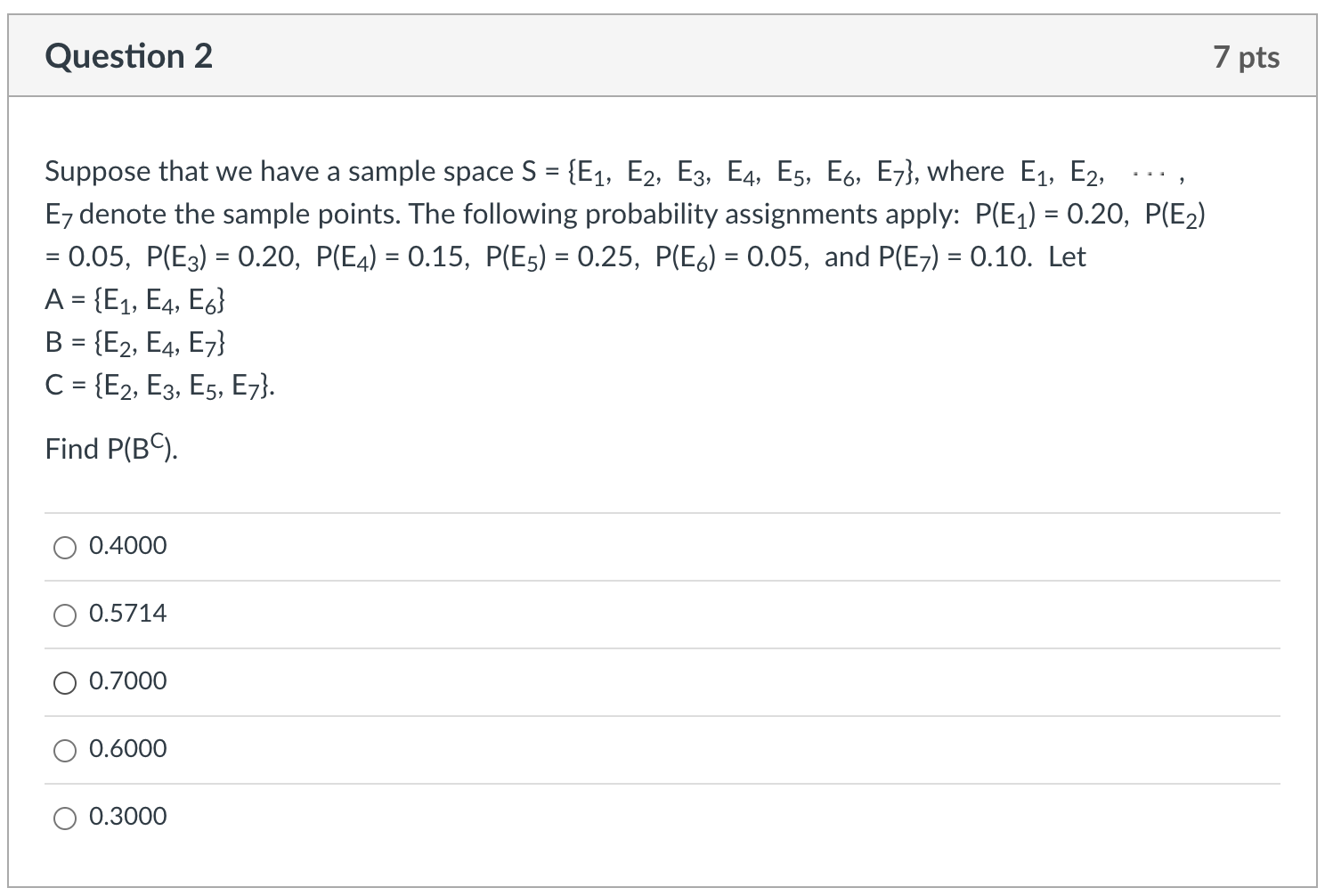 Solved Suppose that we have a sample space | Chegg.com