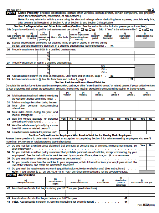 SCHEDULE C AND FORM 4562 TAX YEAR 2017 ANN MILLER IS | Chegg.com