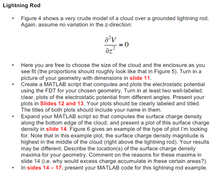 Lightning Rod Figure 4 shows a very crude model of a | Chegg.com