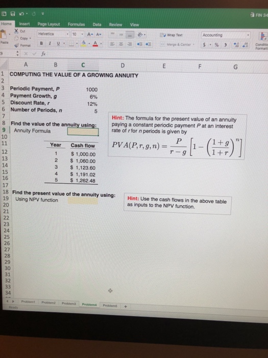Solved Insert Page Layout Formulas Data Review View X Cut | Chegg.com