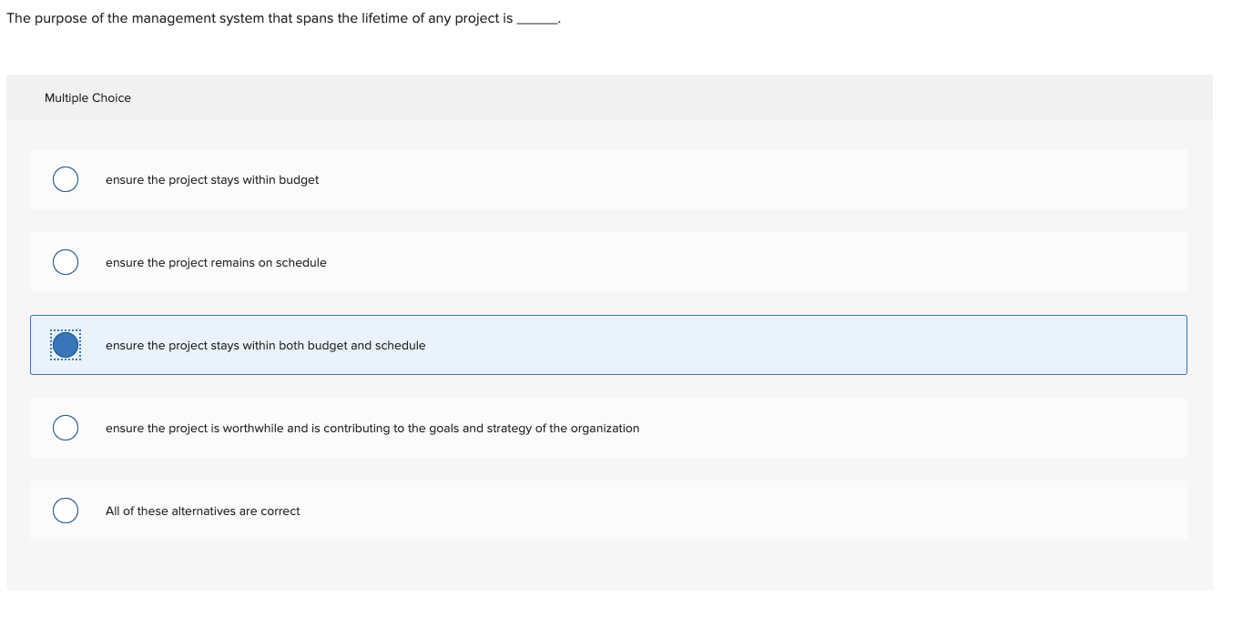 Solved A project manager is looking over the actual results | Chegg.com