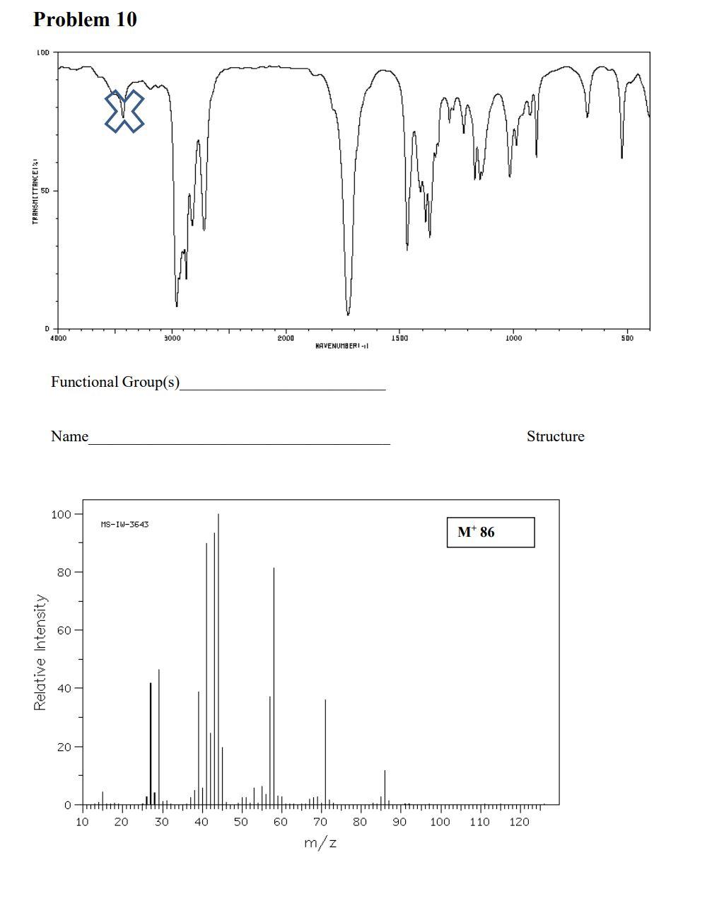 Solved In this exercise you are given IR spectra and in some | Chegg.com