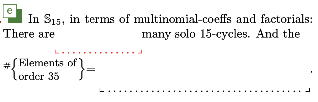 Solved In S15, in terms of multinomial-coeffs and | Chegg.com