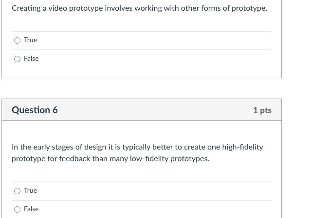 Solved Creating a video prototype involves working with | Chegg.com
