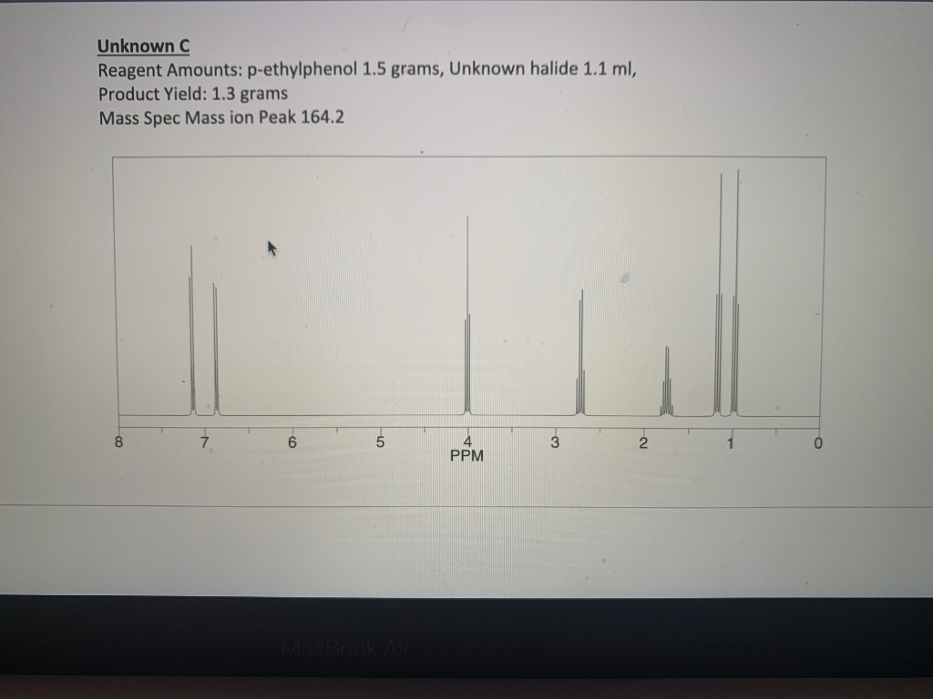 Solved Williamson Ether Synthesis Lab With The Given