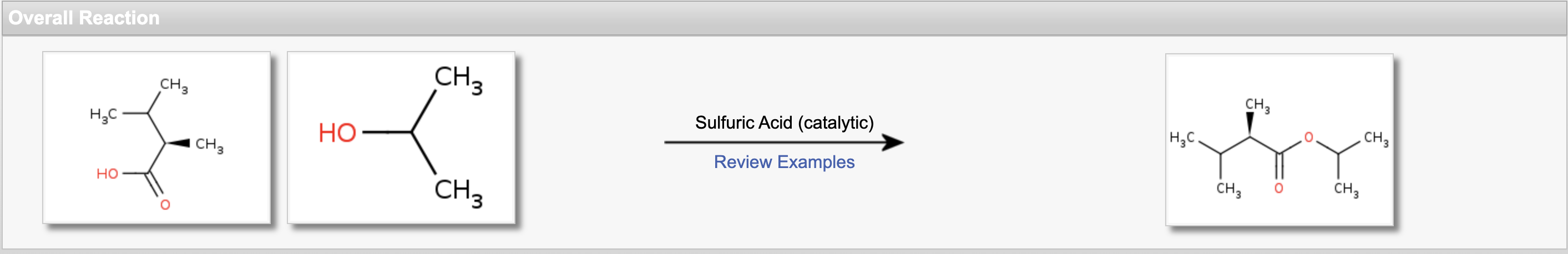 Solved Sulfuric Acid (catalytic) Review Examples | Chegg.com