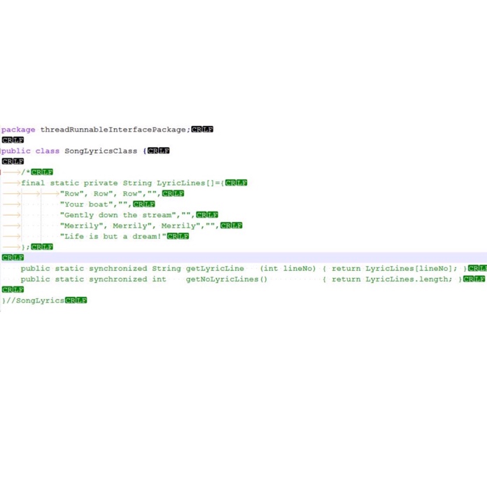 Solved Lab 05 Threads Runnable Interface This assignment | Chegg.com