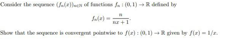 Solved Consider the sequence (Sn(x))nen of functions Sn: | Chegg.com
