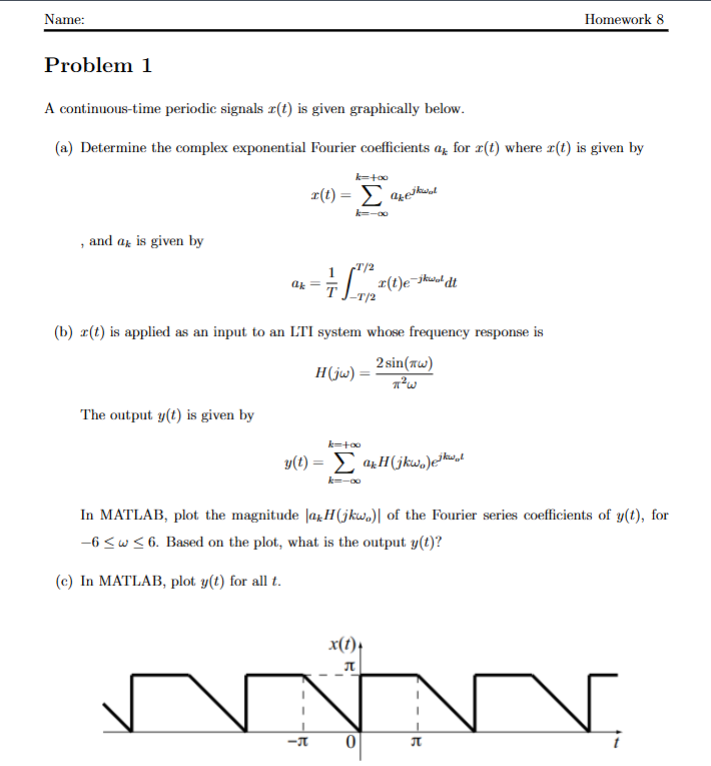 Solved by an EXPERT I Just need the matlab parts to ﻿part b ﻿and c | Chegg.com