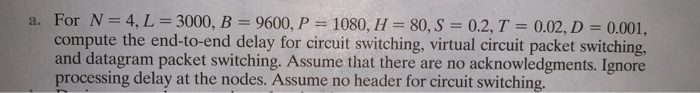 Solved 3.1 Define the following parameters for a switching | Chegg.com