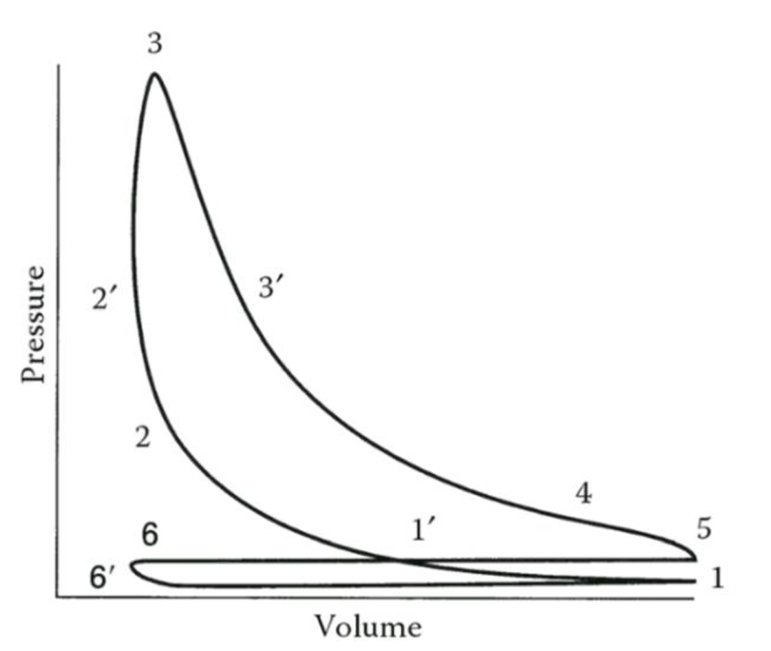 Solved The PV diagram for a cylinder is shown in the figure | Chegg.com