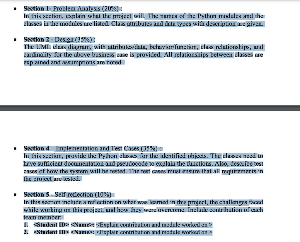 Objective: This project integrates what the student | Chegg.com