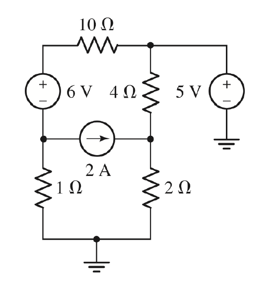 Solved Perform the power balance of the following circuit, | Chegg.com