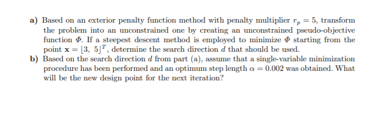 Solved Problem 3 Consider The Following Constrained 5583