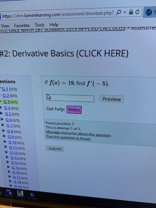 Solved 委7 https://ohm.lumenlearning.com assessment show | Chegg.com
