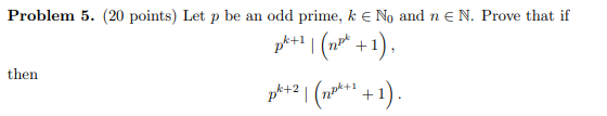 Solved Problem 5. (20 ﻿points) ﻿Let p ﻿be an odd prime, | Chegg.com