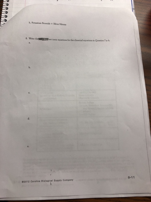 Solved Student Guide 840525 Narne AP Chemistry Separation | Chegg.com