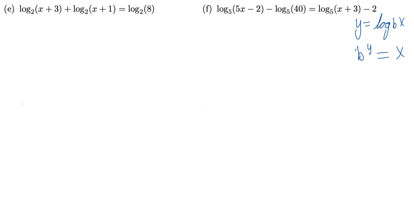 Solved log2(x+3)+log2(x+1)=log2(8)y= (f) | Chegg.com