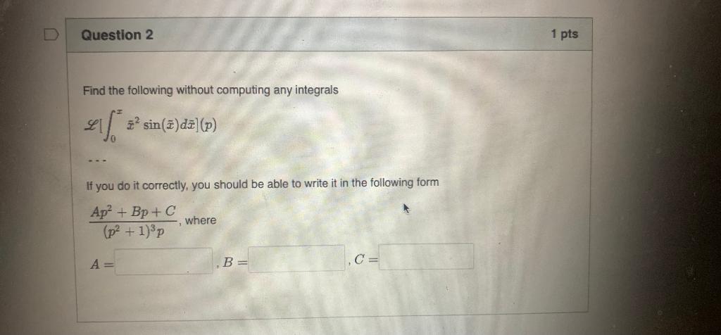 Solved Find the following without computing any integrals | Chegg.com
