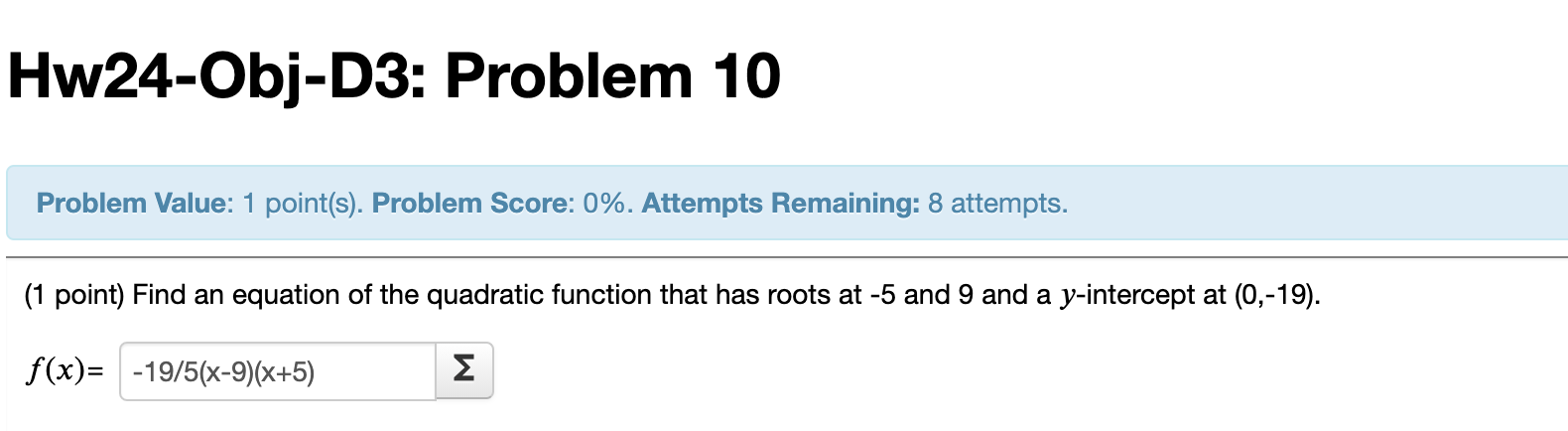 Solved Hw24-Obj-D3: Problem 10 Problem Value: 1 point(s). | Chegg.com