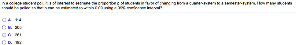 Solved In a college student poll, it is of interest to | Chegg.com