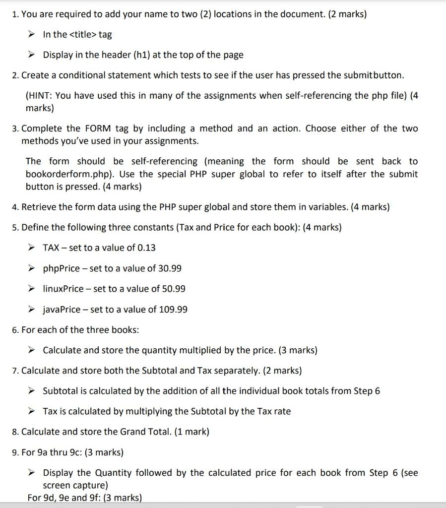 Solved 1. You are required to add your name to two (2) | Chegg.com