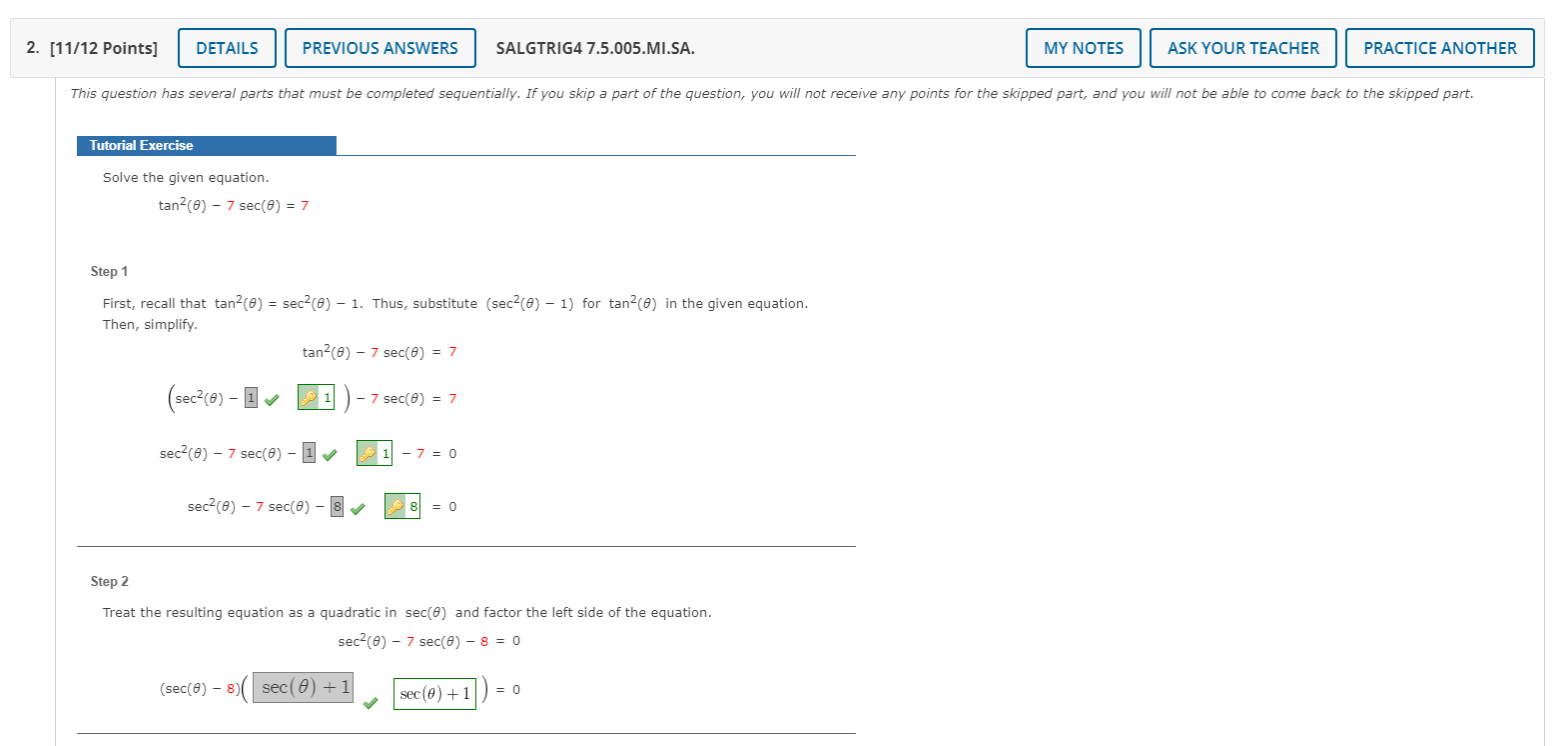 Solved Because The Sine Function Repeats Its Values 