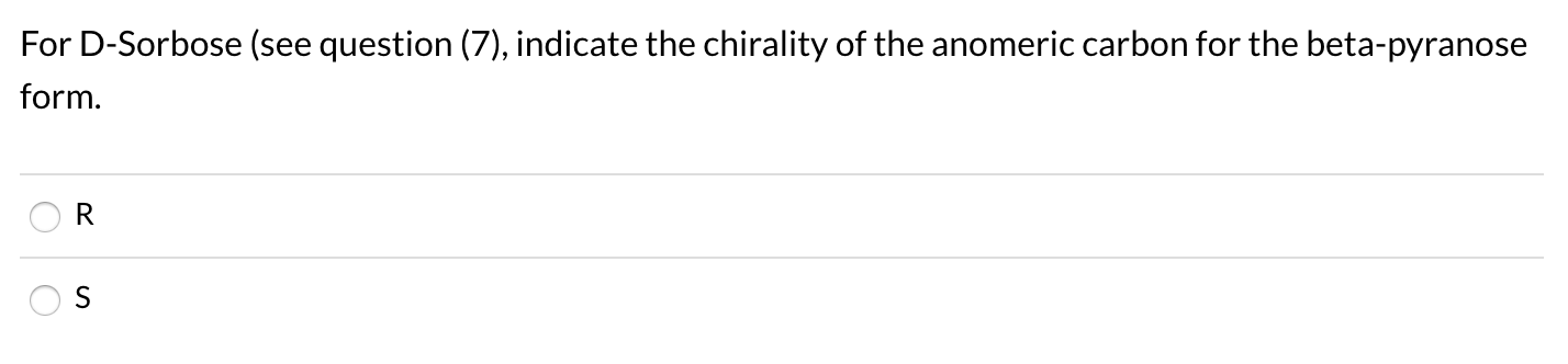 Solved Translate the Fisher projection of D-Sorbose (below) | Chegg.com