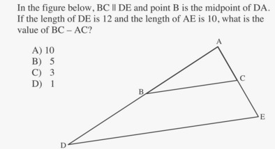 Similar Triangles - Free SAT Prep Lessons & Quiz - Chegg