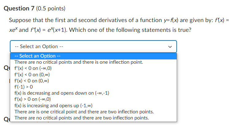 Solved Suppose that the first and second derivatives of a | Chegg.com
