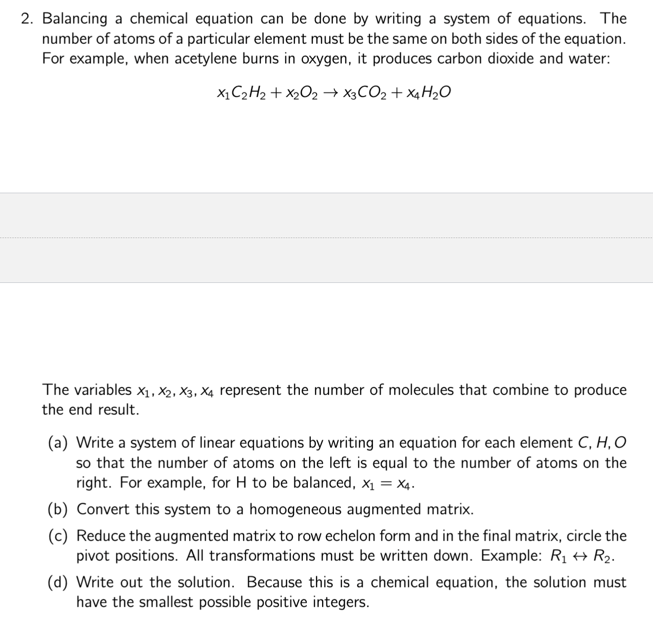 Solved The variables x1,x2,x3,x4 ﻿represent the number of | Chegg.com