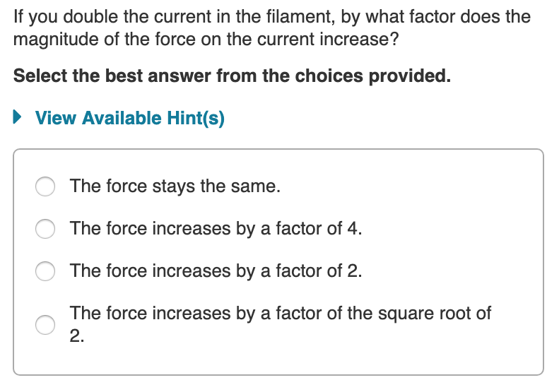 Solved A) The filament in the bulb is moving back and forth, | Chegg.com