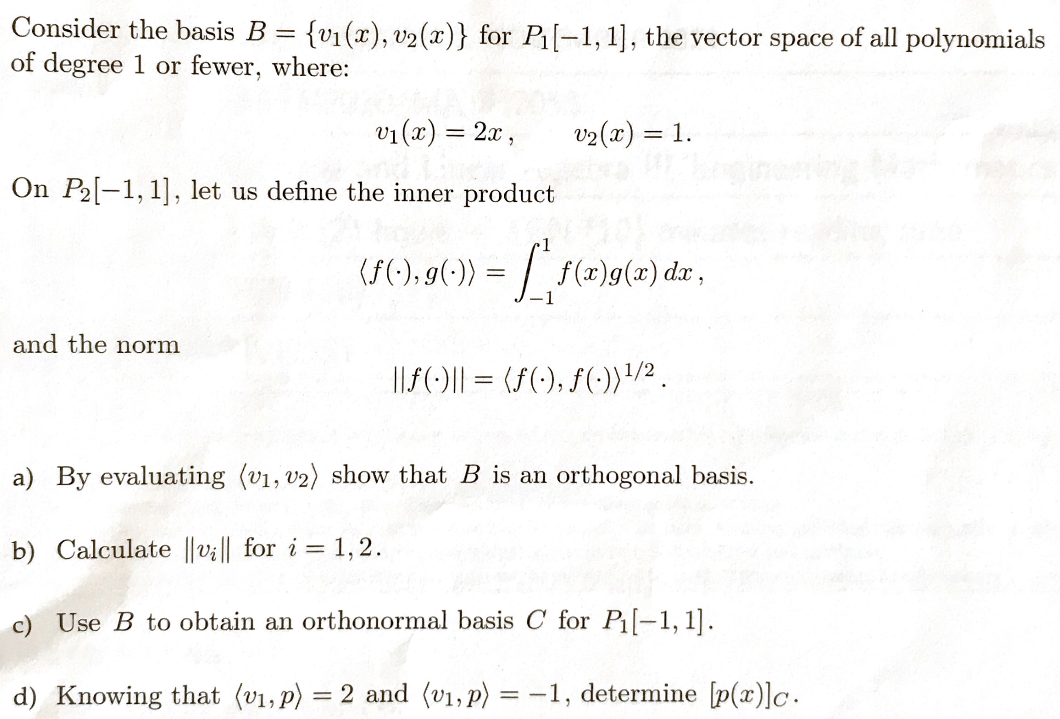 Solved EDIT: part (d) should say = -1 | Chegg.com