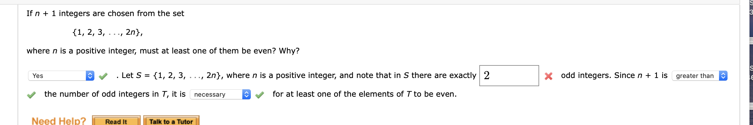 Solved If n + 1 integers are chosen from the set {1, 2, 3, | Chegg.com