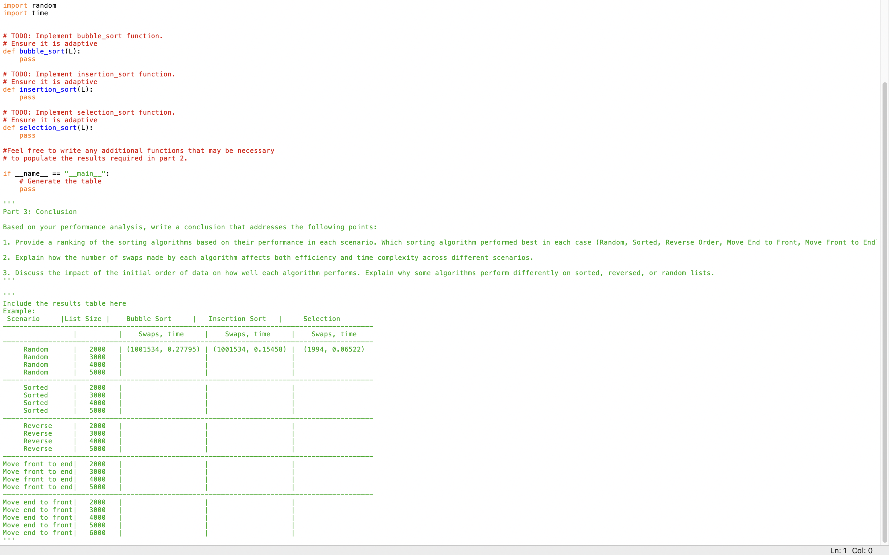 Solved Pls help me with this assignment. Write me both the | Chegg.com
