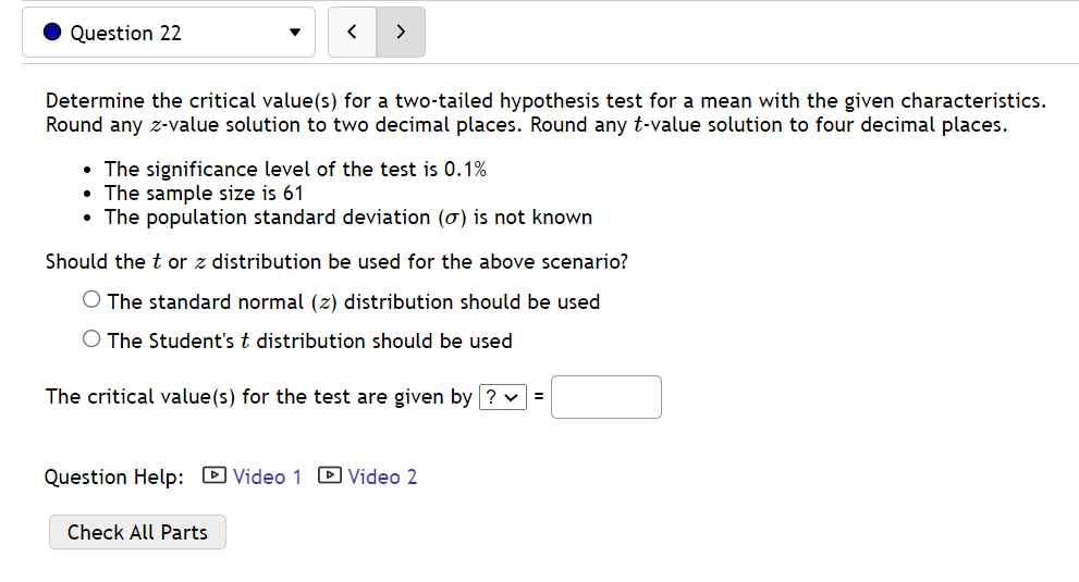 Solved Determine the critical value(s) for a right-tailed | Chegg.com