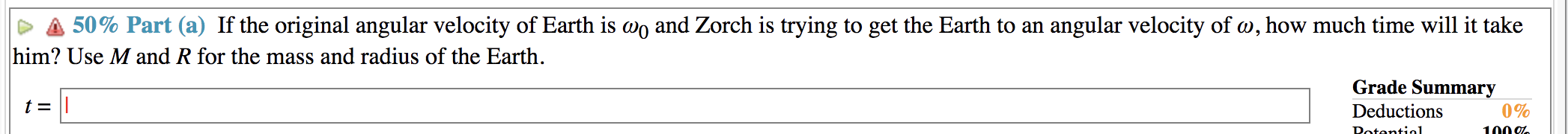 Solved (8%) Problem 8: Zorch, an archenemy of Superman, | Chegg.com