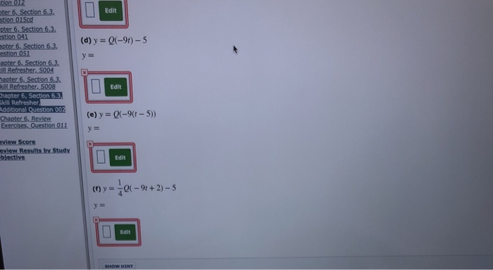 Solved ASSIGNMENT RESOURCES Write a formula for each | Chegg.com