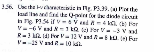 Use the diode circuit fig 3.53 to solve a,b,c,d and | Chegg.com