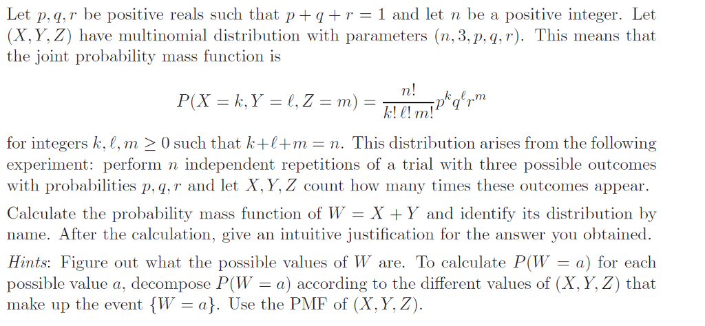 Solved Let p.q, be positive reals such that p gtr1 and let n | Chegg.com