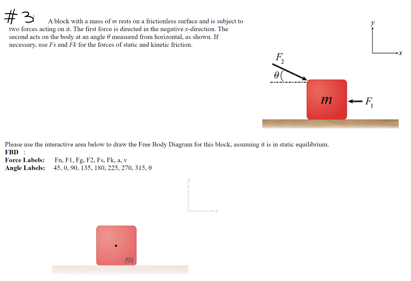 At a post office, a parcel that is an m kg box slides | Chegg.com