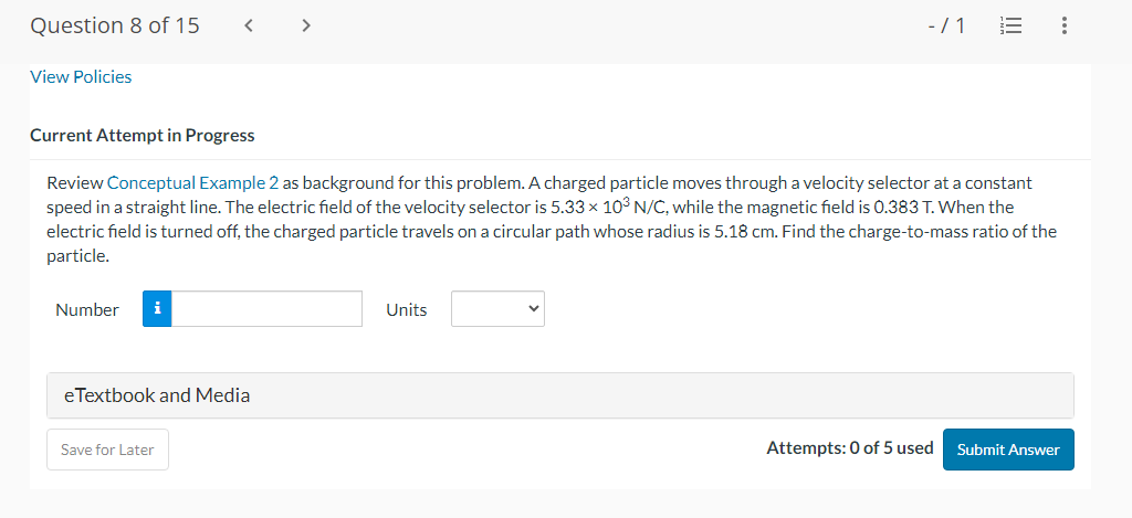 Solved Review Conceptual Example 2 as background for this | Chegg.com