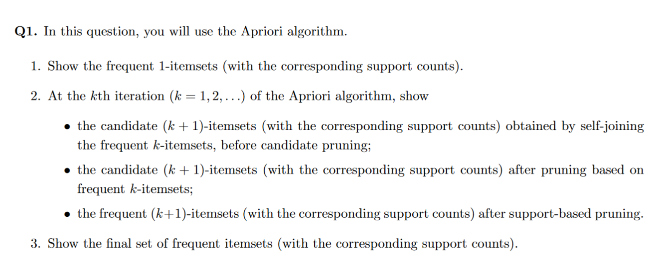 Solved In this assignment, you will perform association | Chegg.com