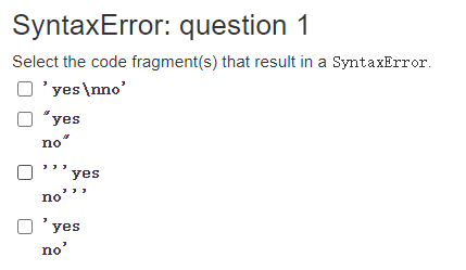 Solved Multiple Choice Question The following is printed by | Chegg.com