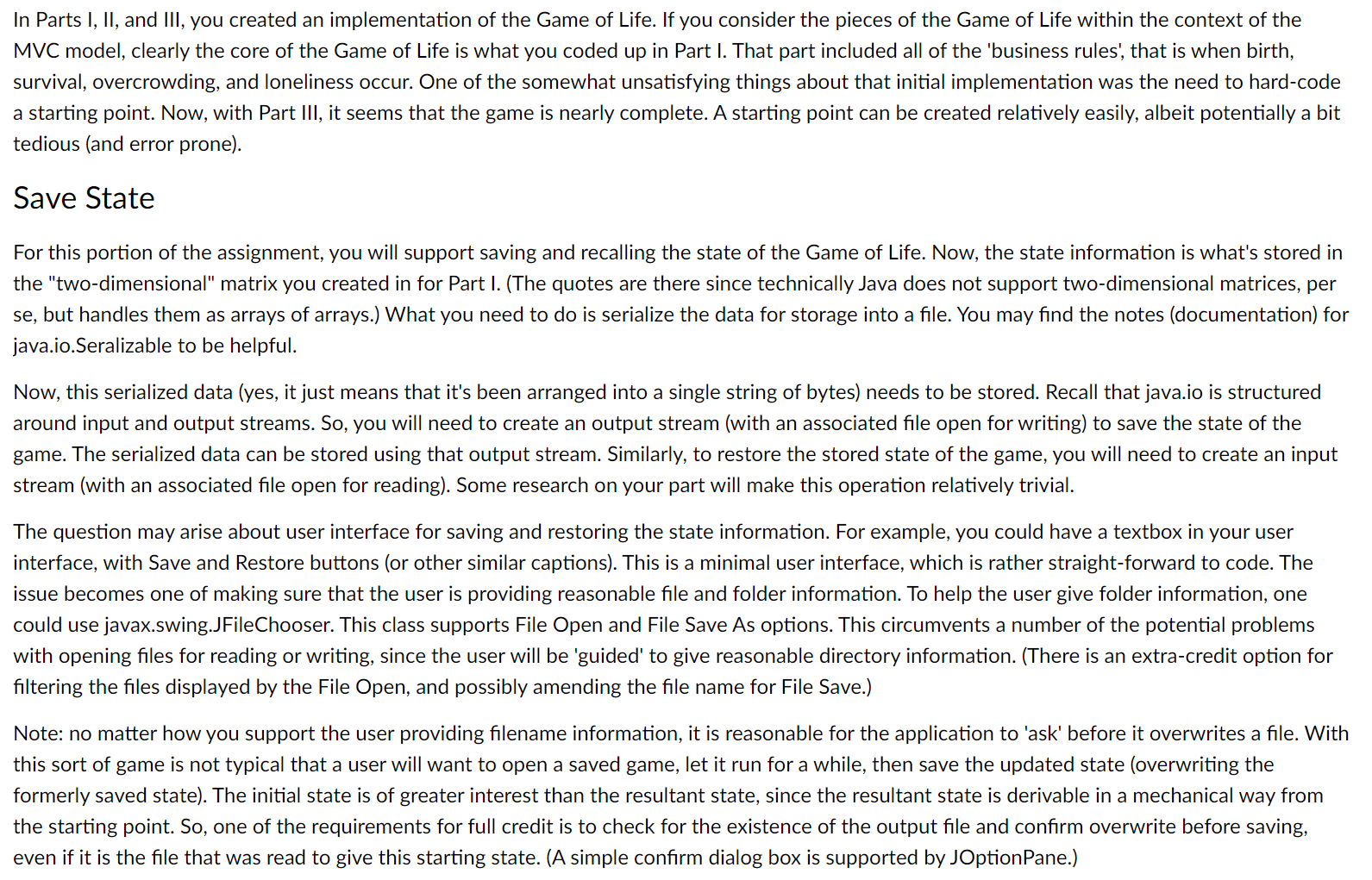 In Parts I, II, and III, you created an | Chegg.com